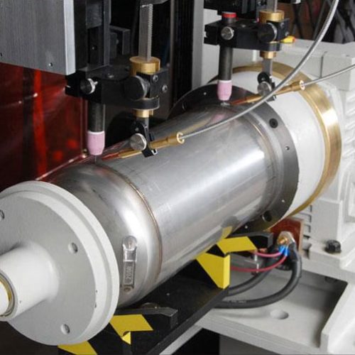 Dual Torch Automatic Welding Lathe | Weldlogic Inc.