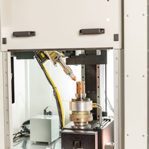 Vertical Laser Lathe Welding Cell | Weldlogic Inc.